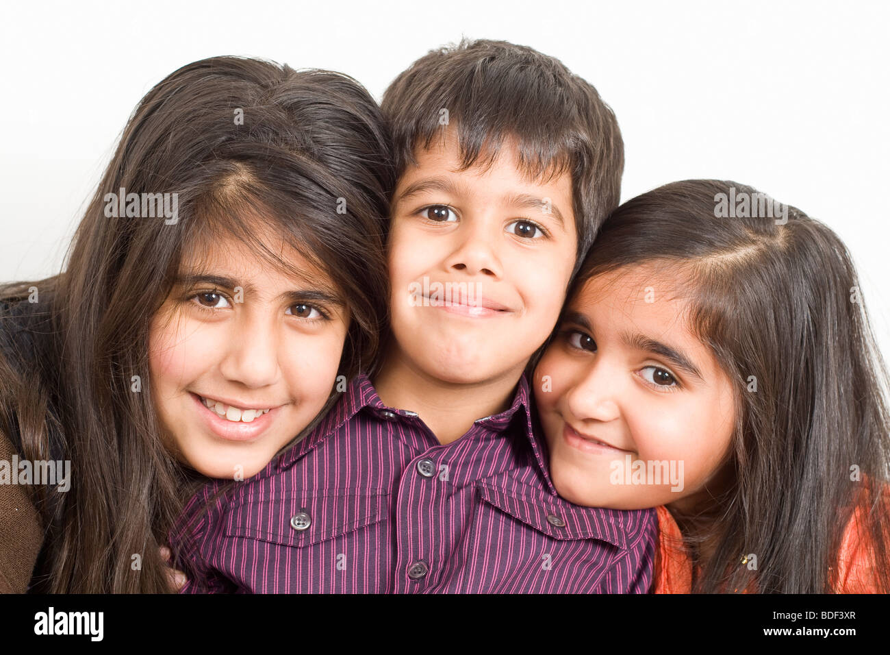 Three Indian Siblings High Resolution Stock Photography and Images - Alamy
