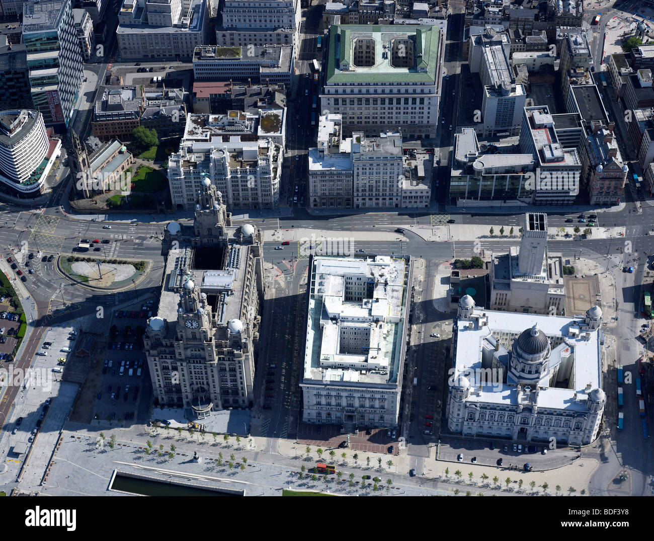 Aerial view of Waterfront Historic buildings, (see description ...