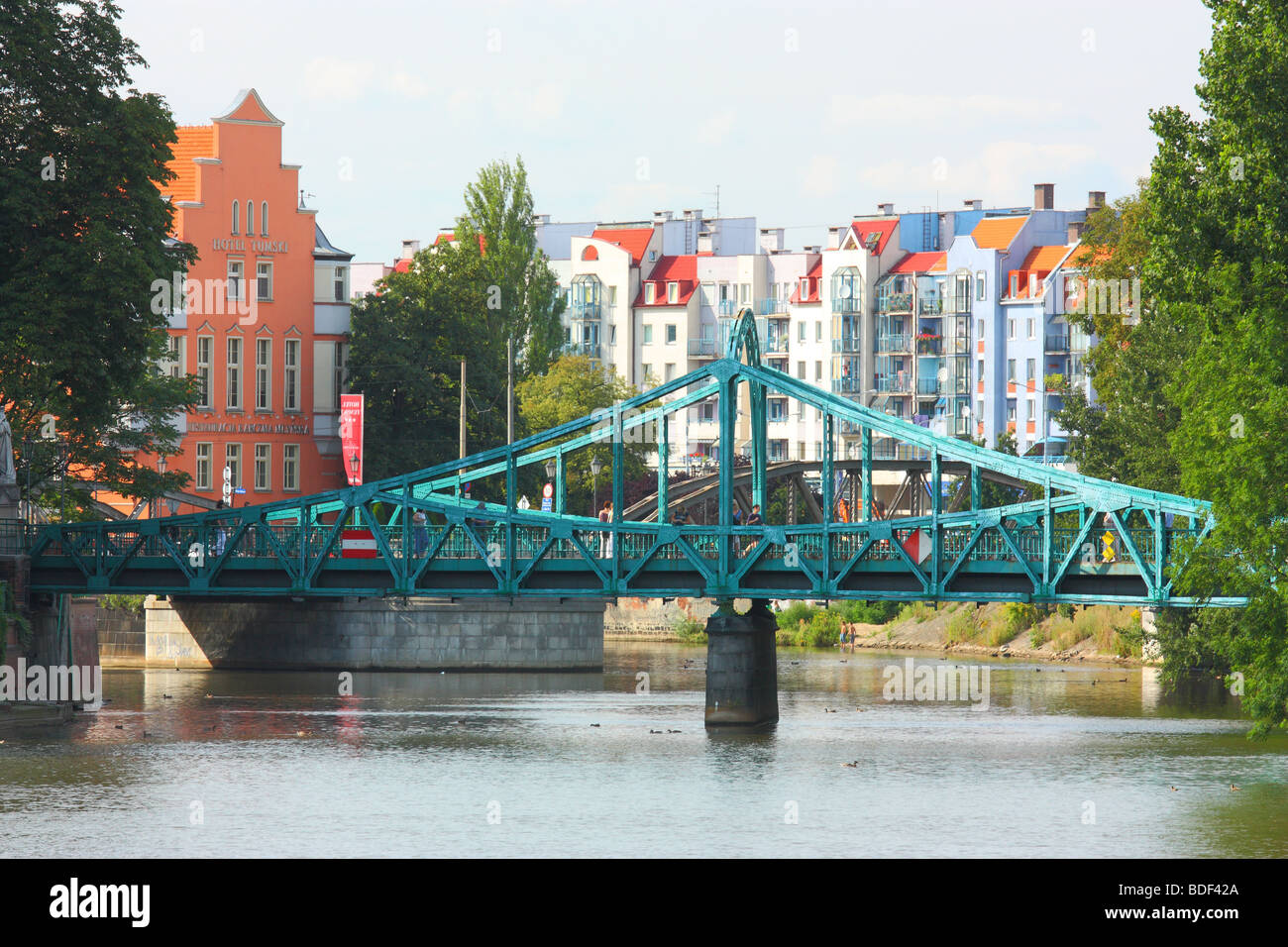 Wroclaw Piaskowy Bridge Lower Silesia Poland Stock Photo - Alamy