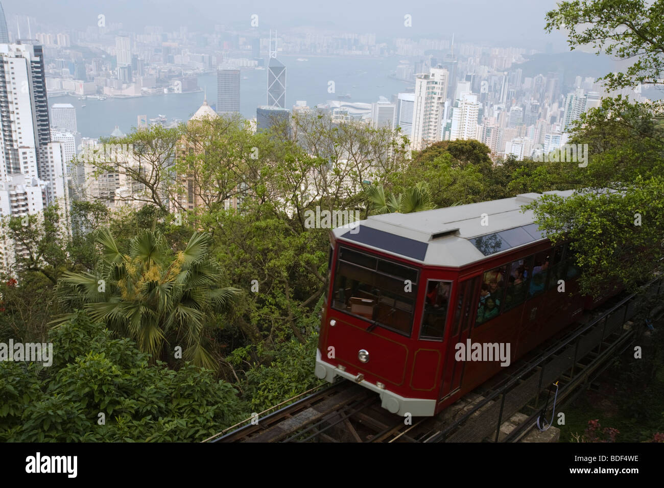Peak Train, Hong Kong, China Stock Photo - Alamy