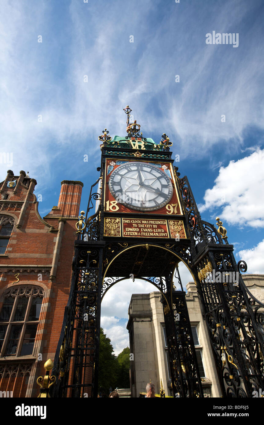 Chester's Eastgate Clock Chester Cheshire England UK Stock Photo - Alamy