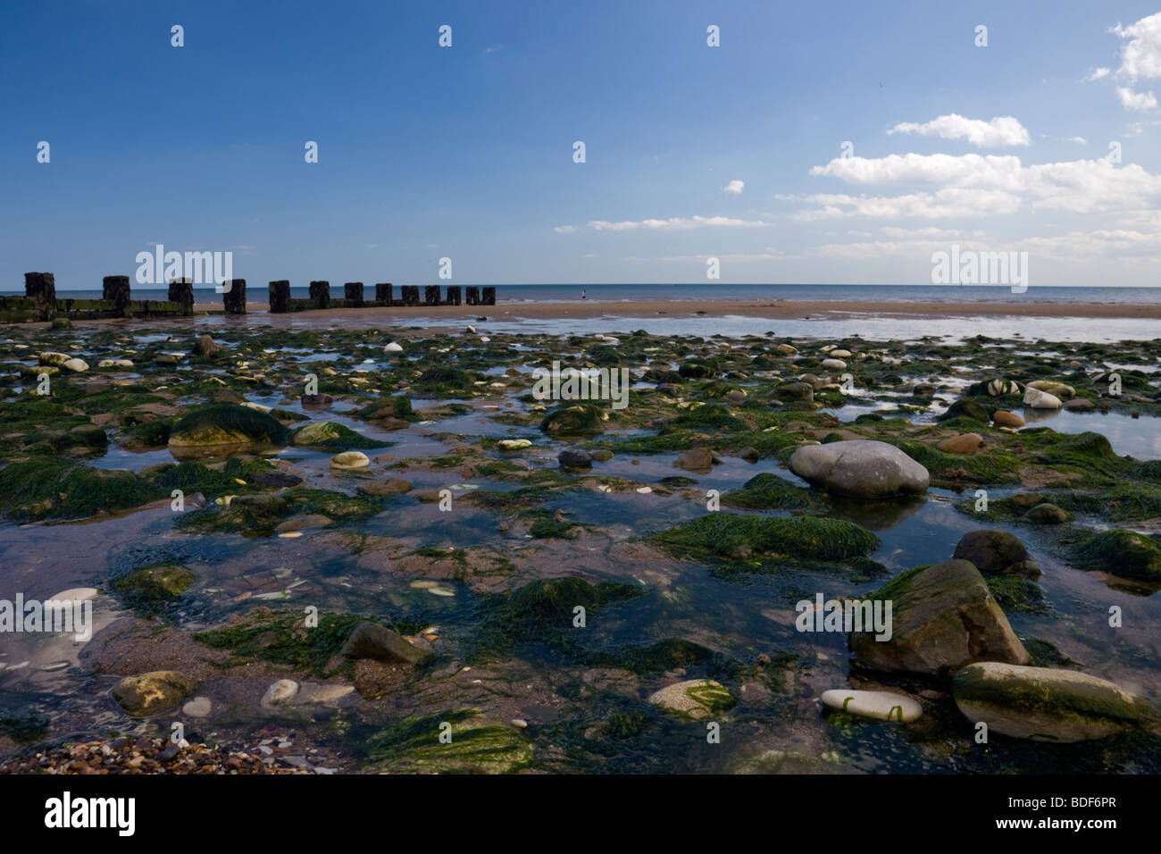Rock groynes hi-res stock photography and images - Alamy