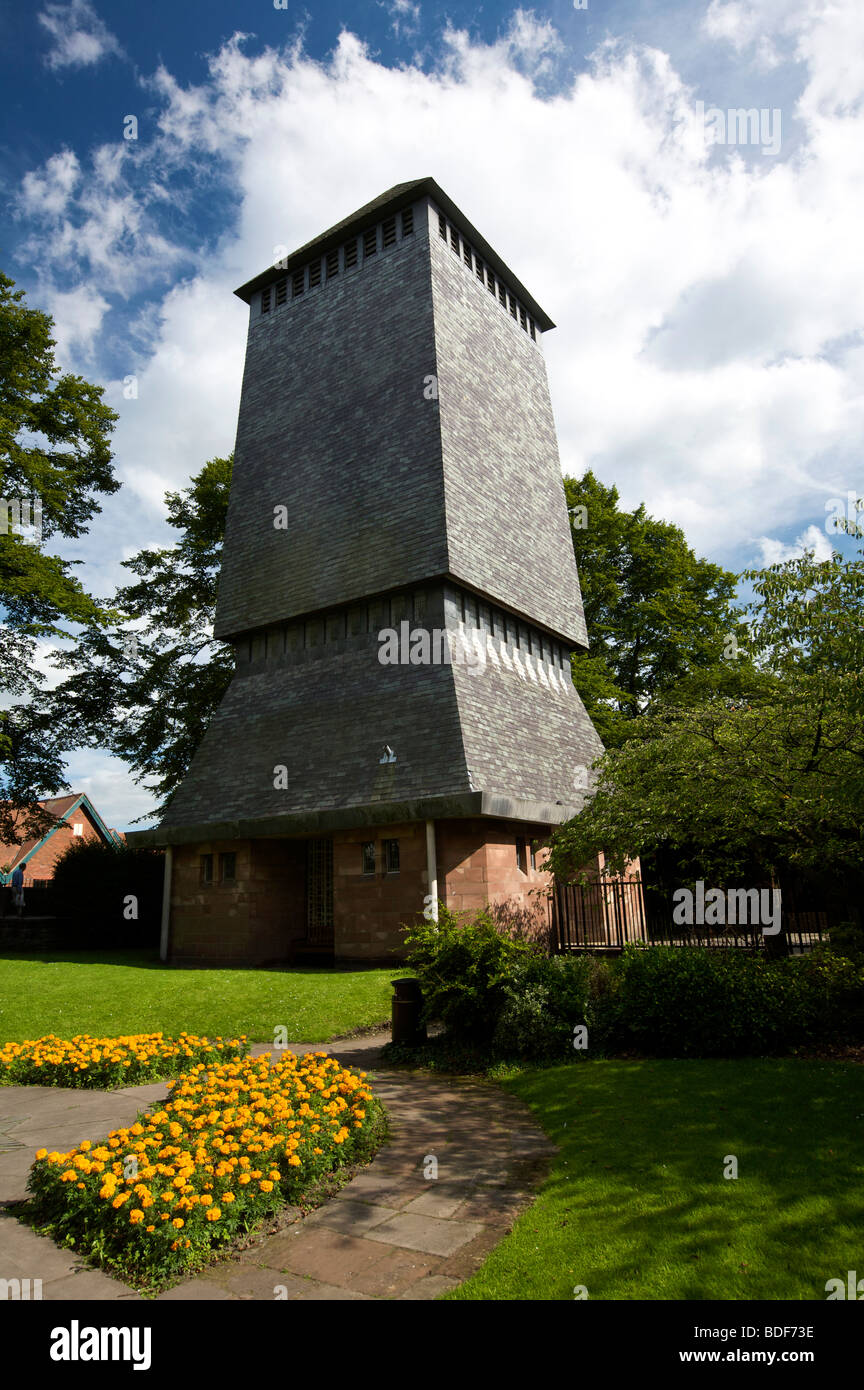 Bell Tower at Chester Cathedral Chester Cheshire England UK Stock Photo ...
