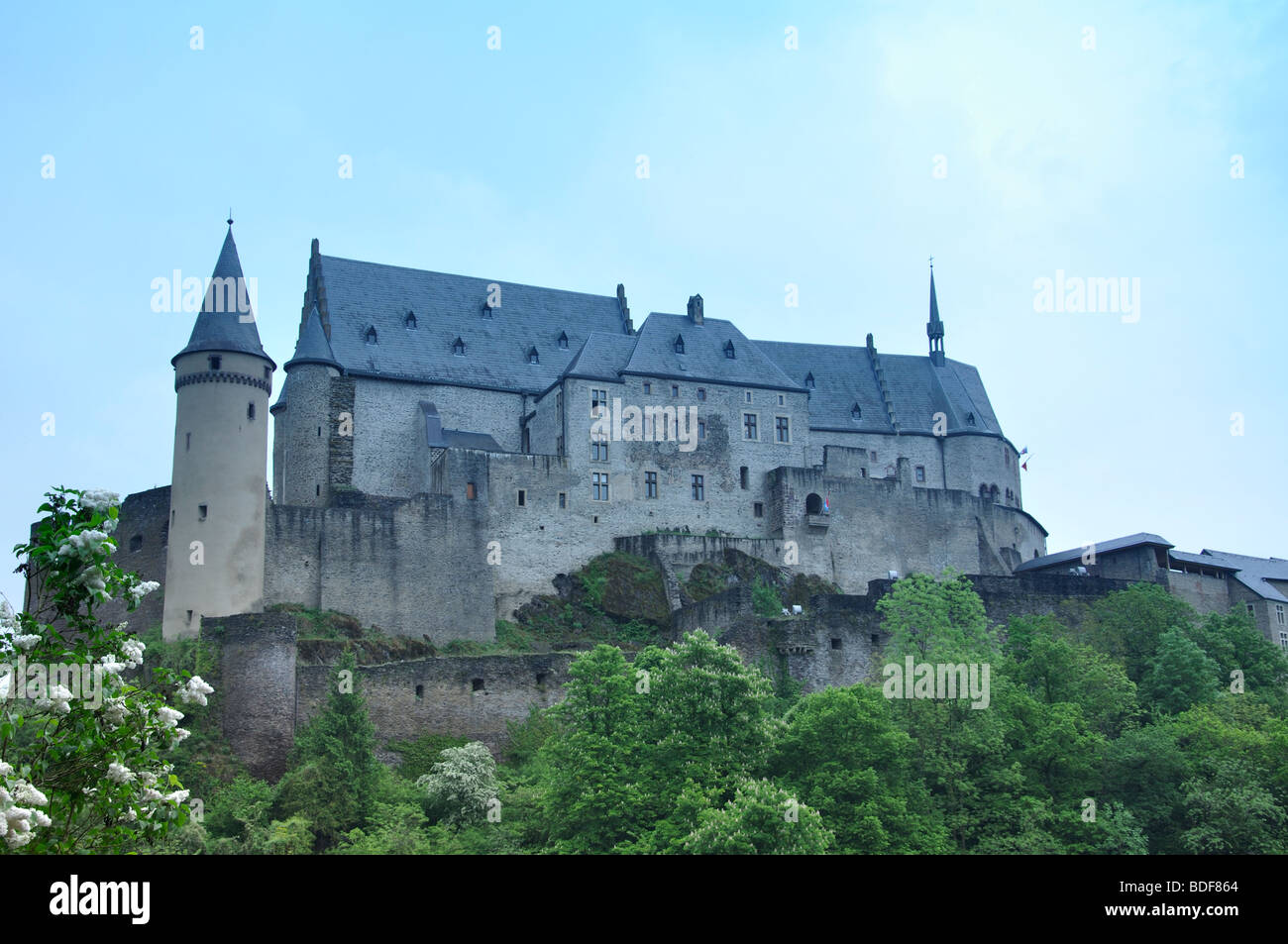 Vianden castle, Luxembourg Stock Photo - Alamy