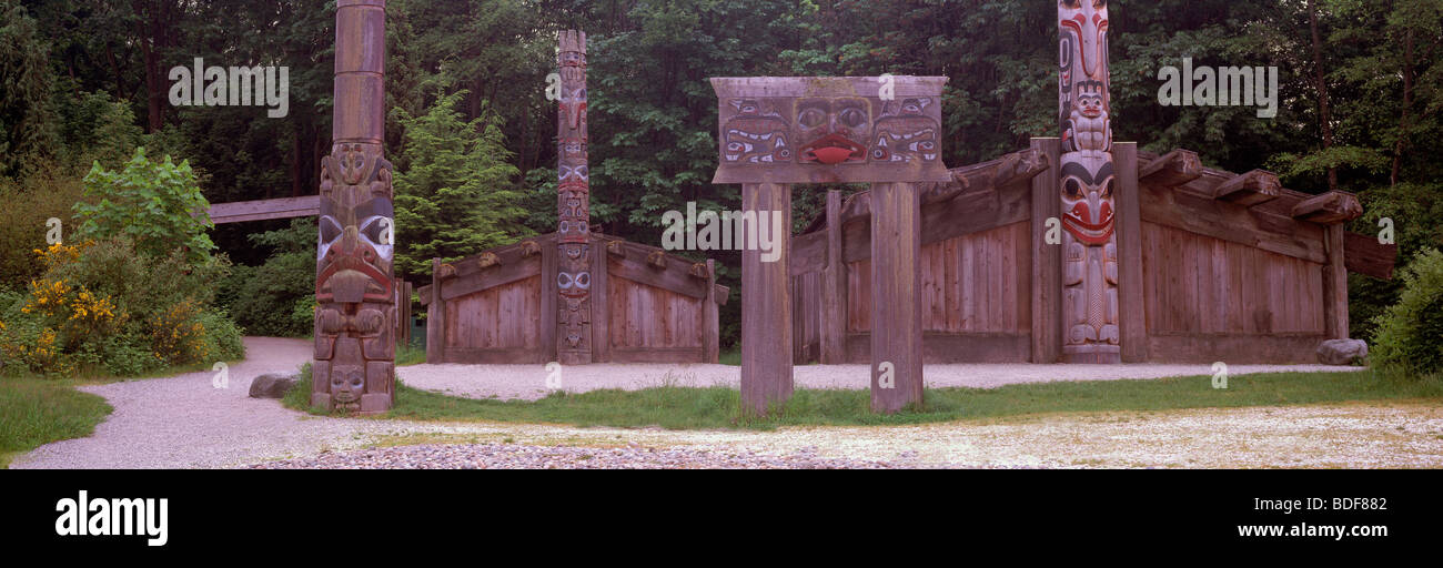 Haida Totem Poles and Plank Houses at Museum of Anthropology ...