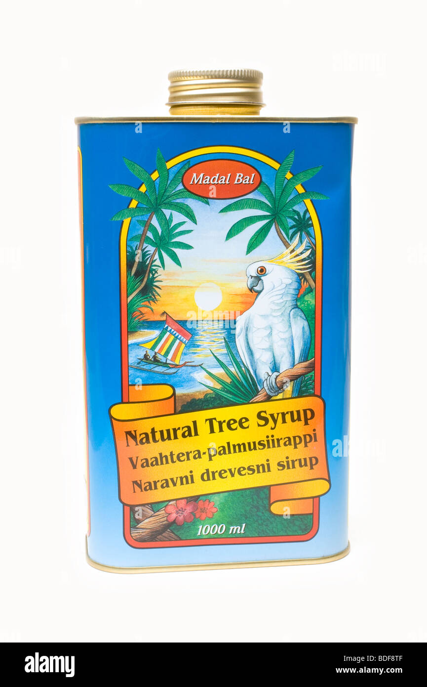 Natural Tree Sap Syrup health food on white background Stock Photo - Alamy