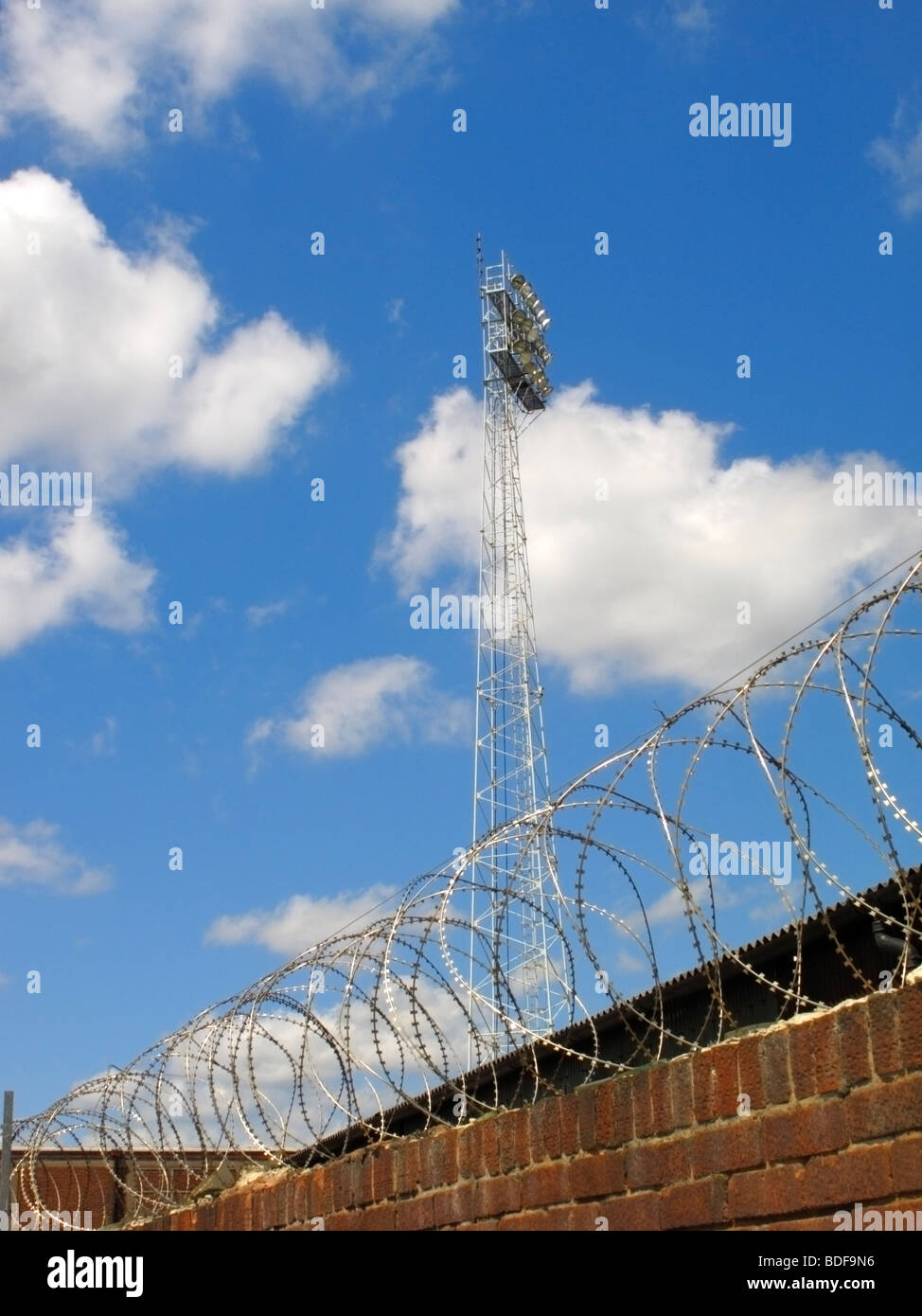 Football Ground security Stock Photo - Alamy