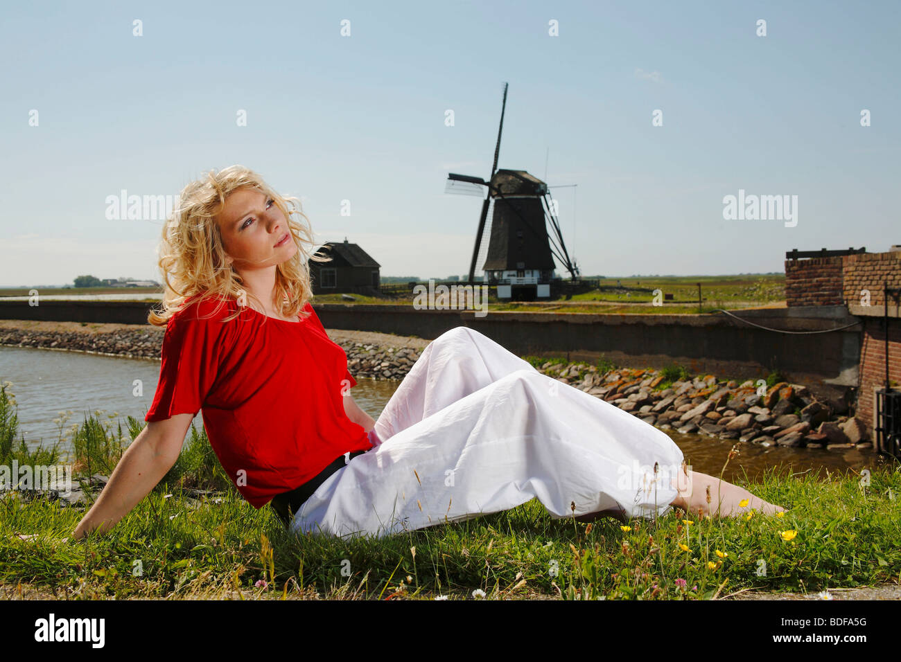 Texel people sitting hi-res stock photography and images - Alamy