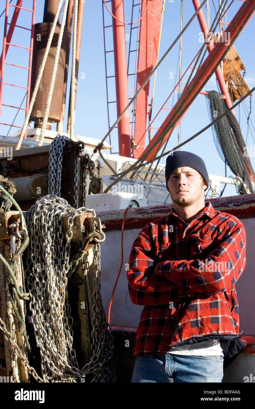 Male deckhand boat hi-res stock photography and images - Alamy