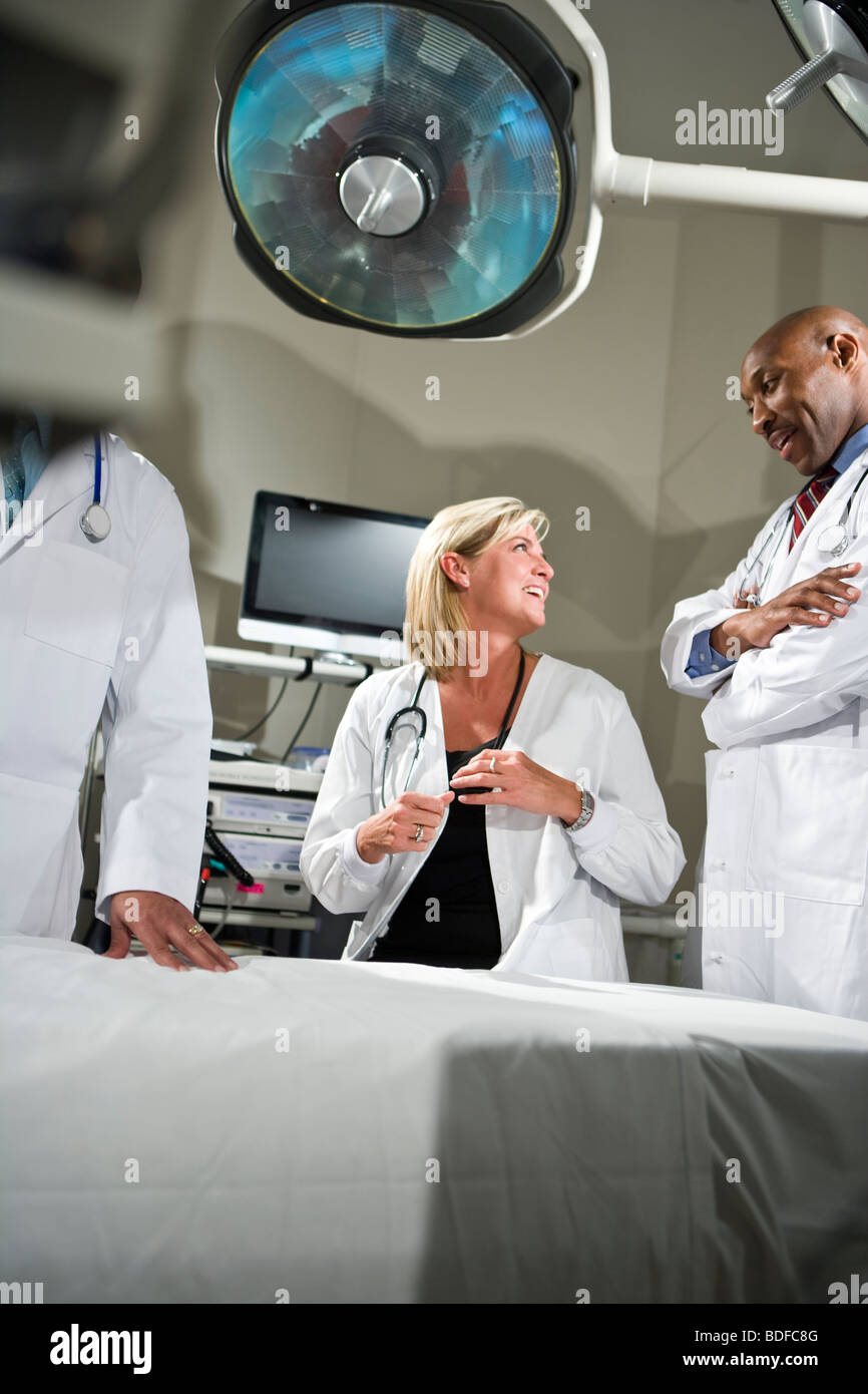 Diverse team doctors examining hi-res stock photography and images - Alamy