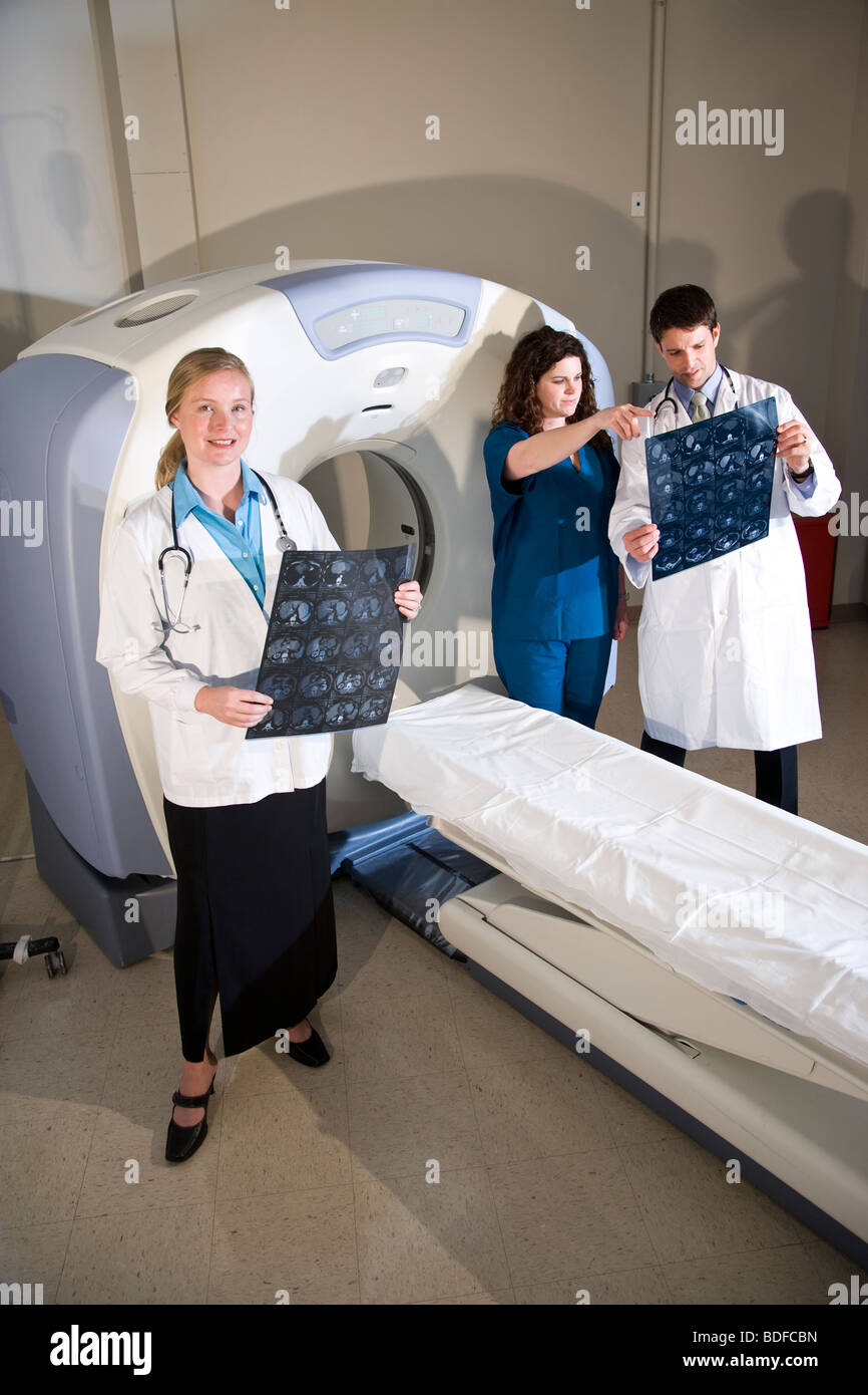 Doctor reviewing ct scan results hi-res stock photography and images ...