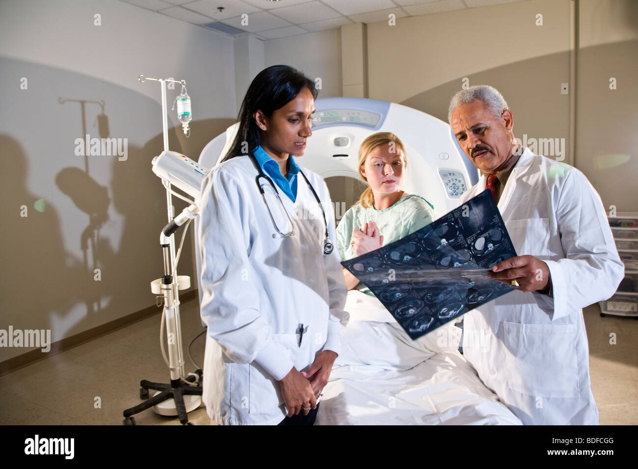 Middle aged male patient ct scan hi-res stock photography and images ...