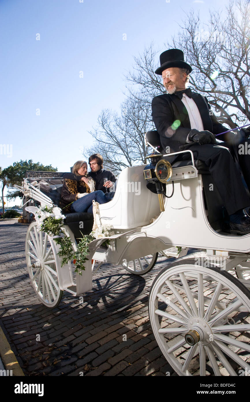 Female horse drawn carriage driver hi-res stock photography and images ...