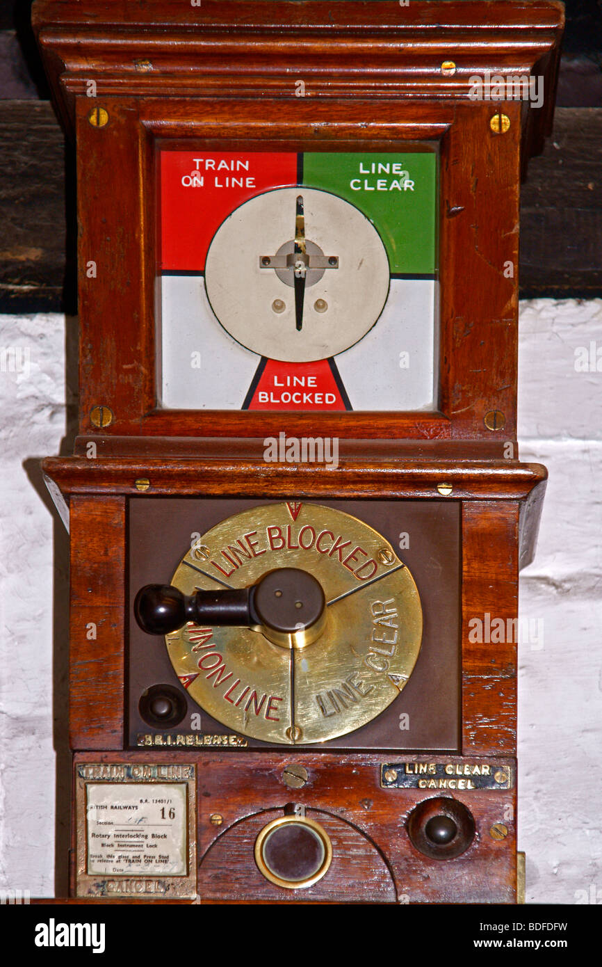 Rotary block signaling equipment Stock Photo - Alamy