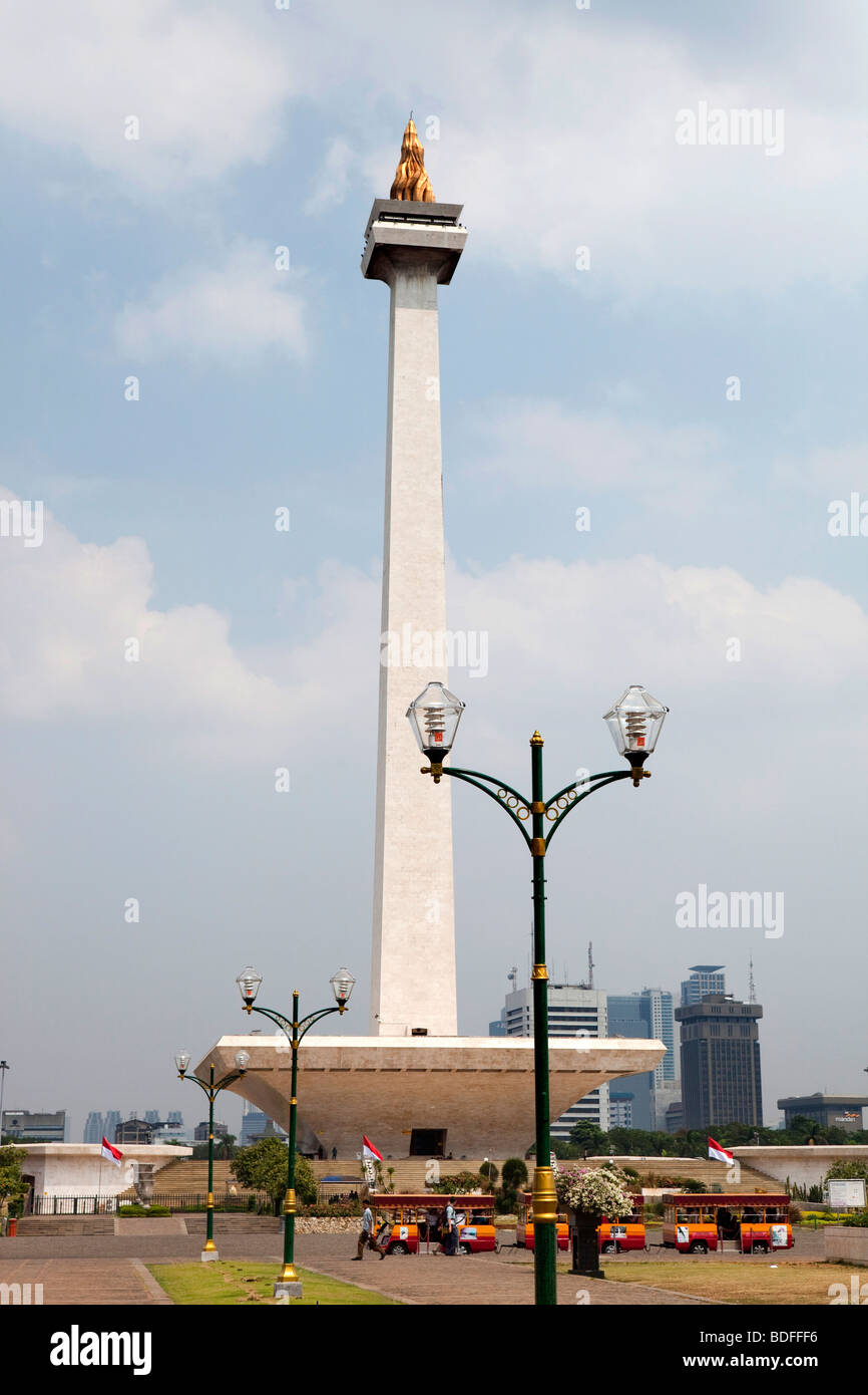 Indonesia, Java, Jakarta, Monas, the National Monument Stock Photo - Alamy