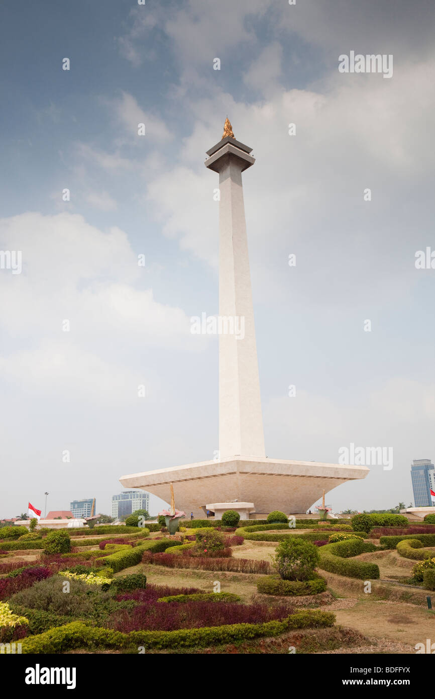 Indonesia, Java, Jakarta, Monas, the National Monument Stock Photo - Alamy
