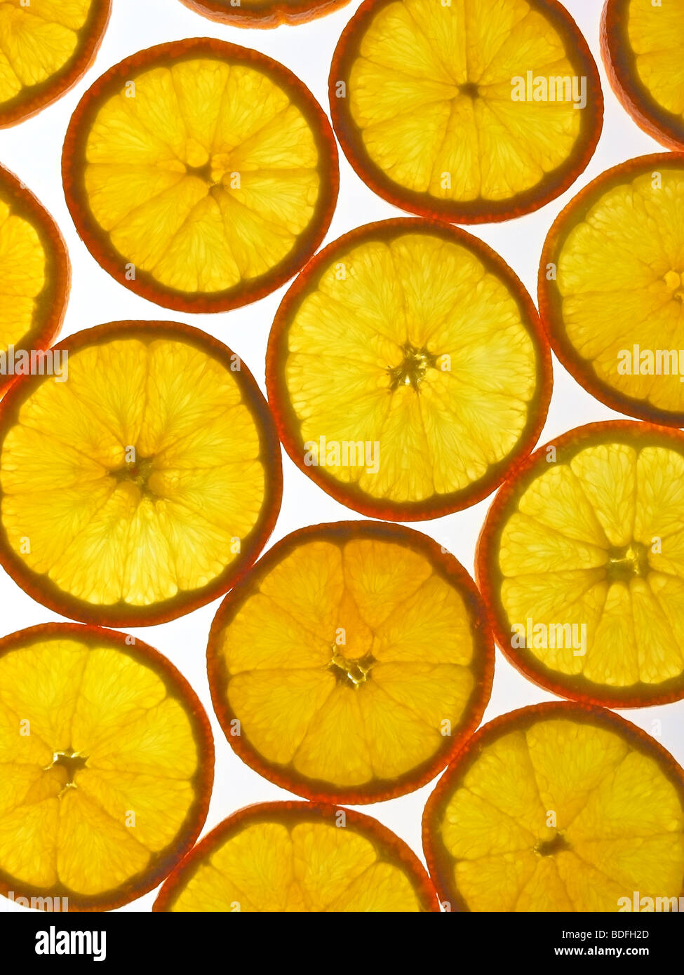 Orange fruit slices Cut Out Stock Images & Pictures - Alamy