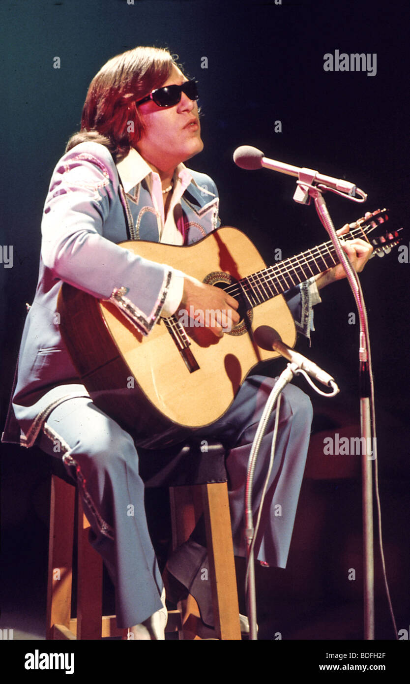 JOSE FELICIANO Puerto Rican singer about 1979 Stock Photo - Alamy