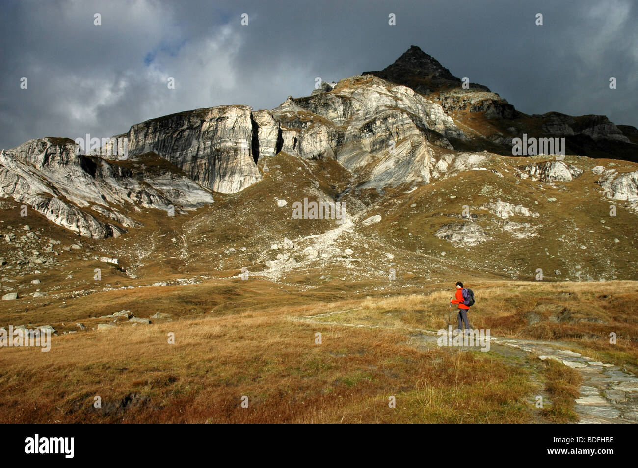 Hiking in the Binntal, toward the Binntal Hut, Binntal Grengiols Nature ...