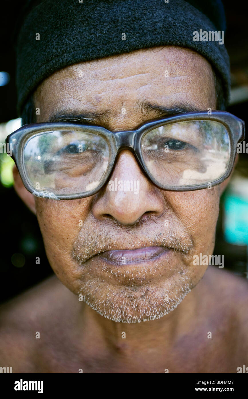 Old Malaysian man Stock Photo - Alamy