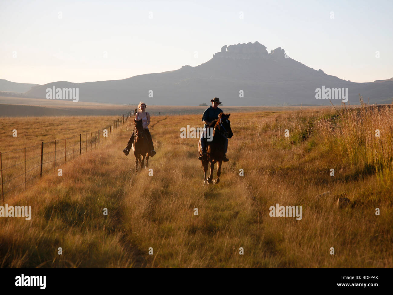 Horse riding trip to waterfall. Msonti Caves. Mpumalanga. South Africa ...