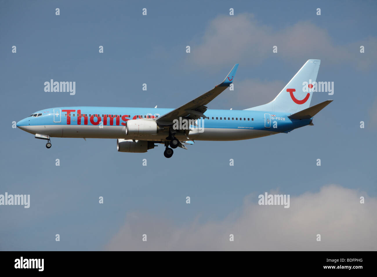 Thomson 737 Landing High Resolution Stock Photography and Images - Alamy