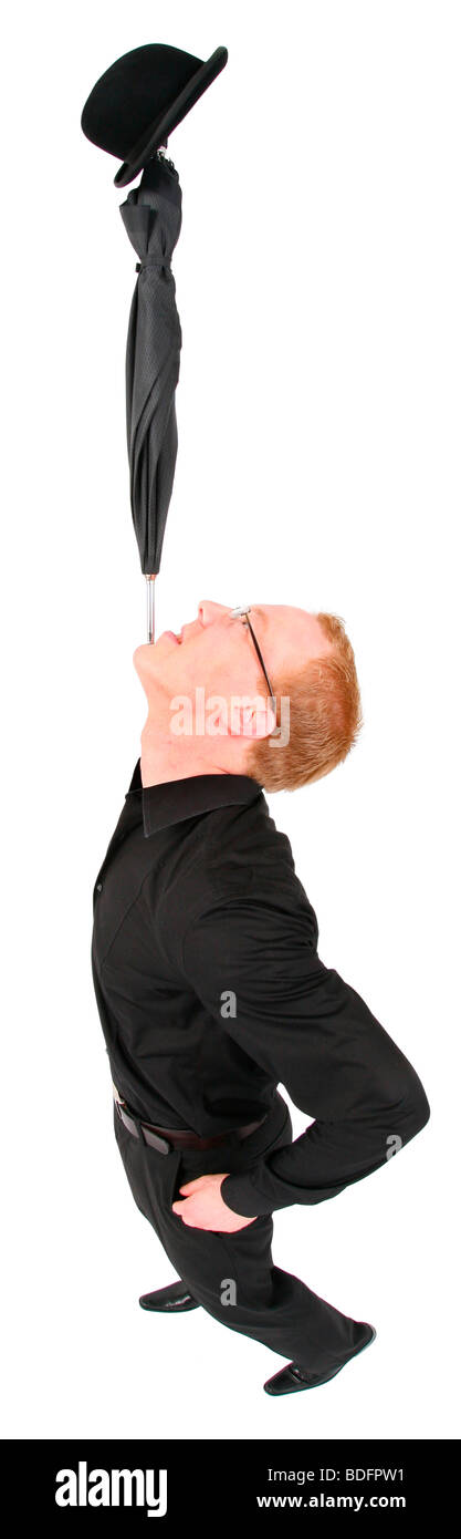 Hands on hat Cut Out Stock Images & Pictures - Alamy