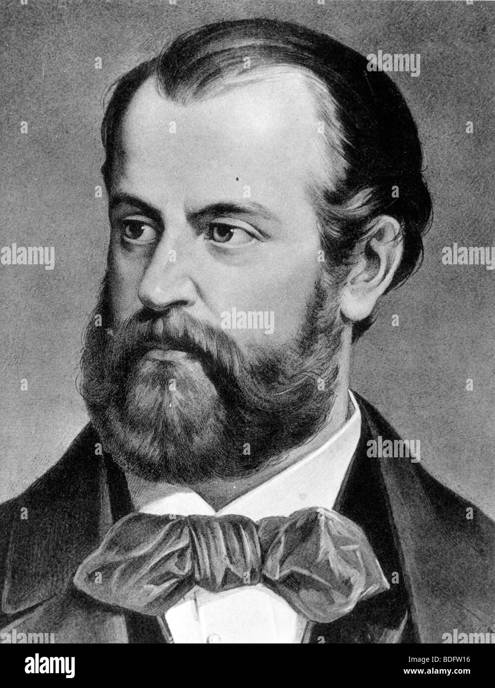 CHARLES GOUNOD, (1818-1893) French composer of operas including Faust ...