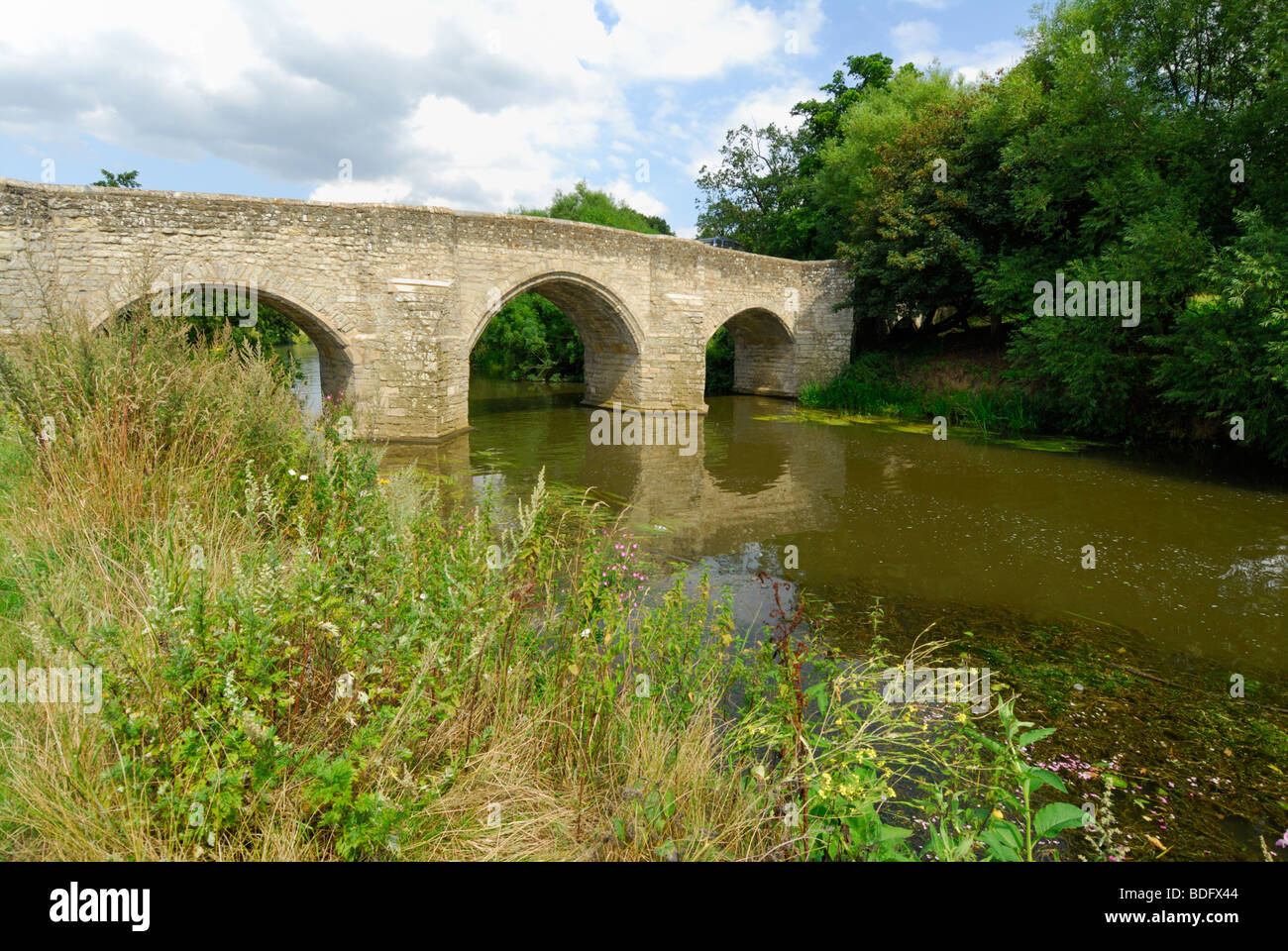 Teston Bridge over the River Medway Stock Photo - Alamy