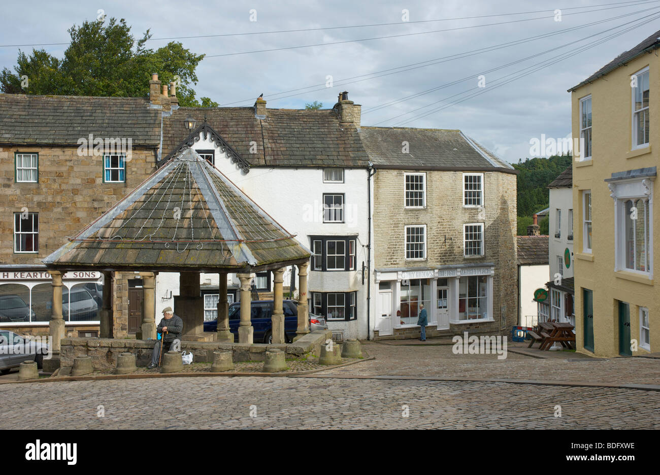 Market cross alston cumbria hi-res stock photography and images - Alamy