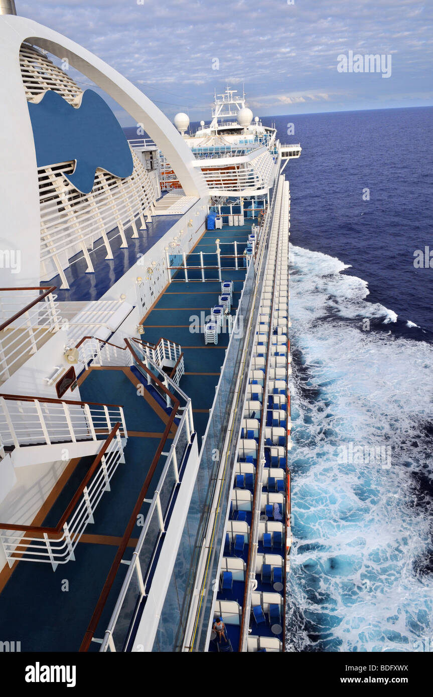 Large cruise ship traveling in open seas Stock Photo - Alamy