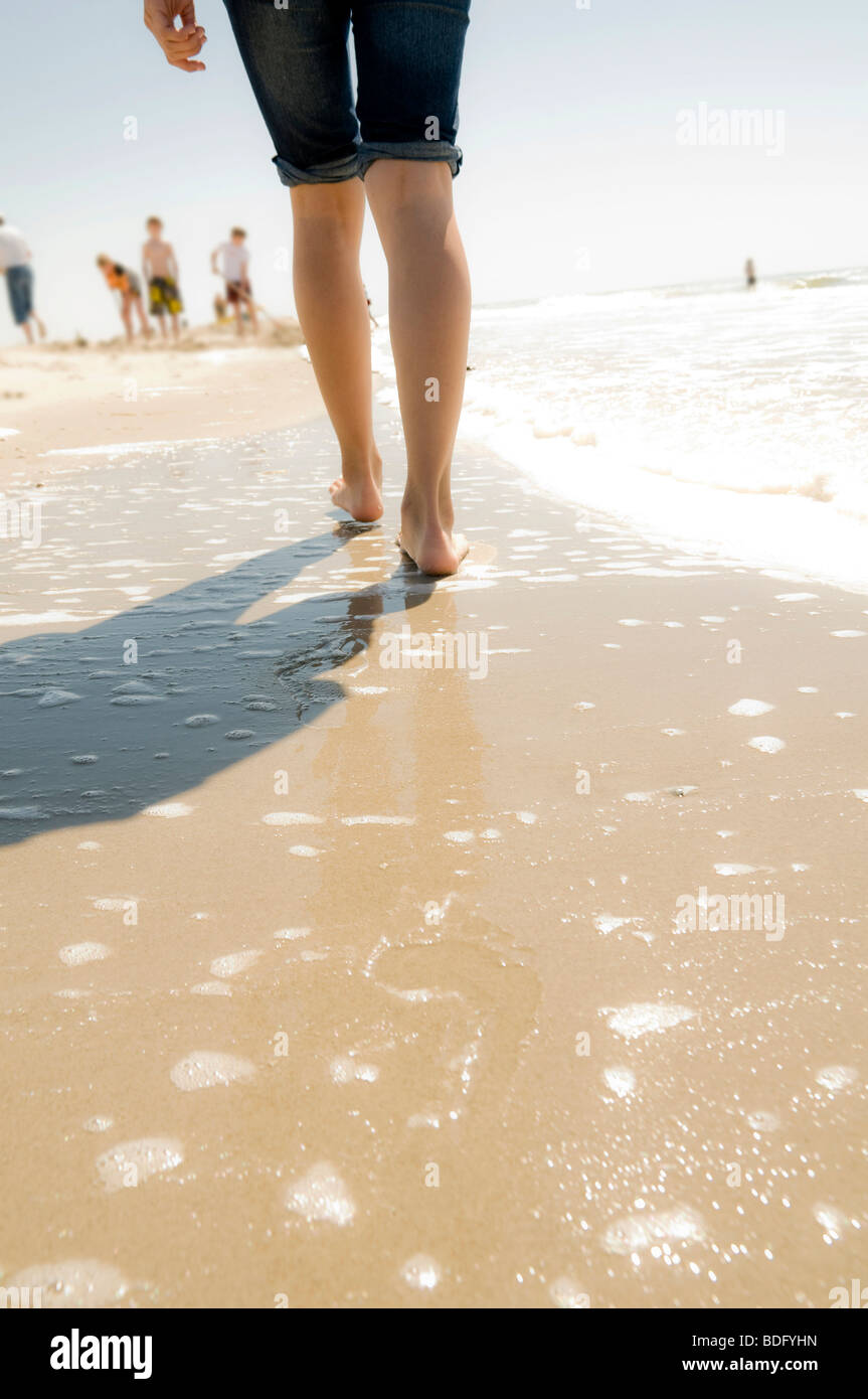 View along beach close hi-res stock photography and images - Alamy