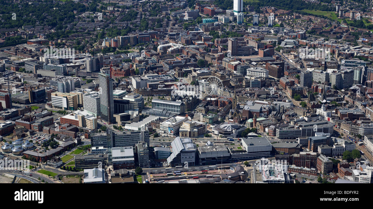 Sheffield City Centre Aerial High Resolution Stock Photography and ...