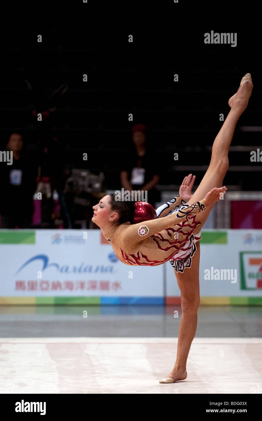 Rhythmic gymnastics hi-res stock photography and images - Alamy