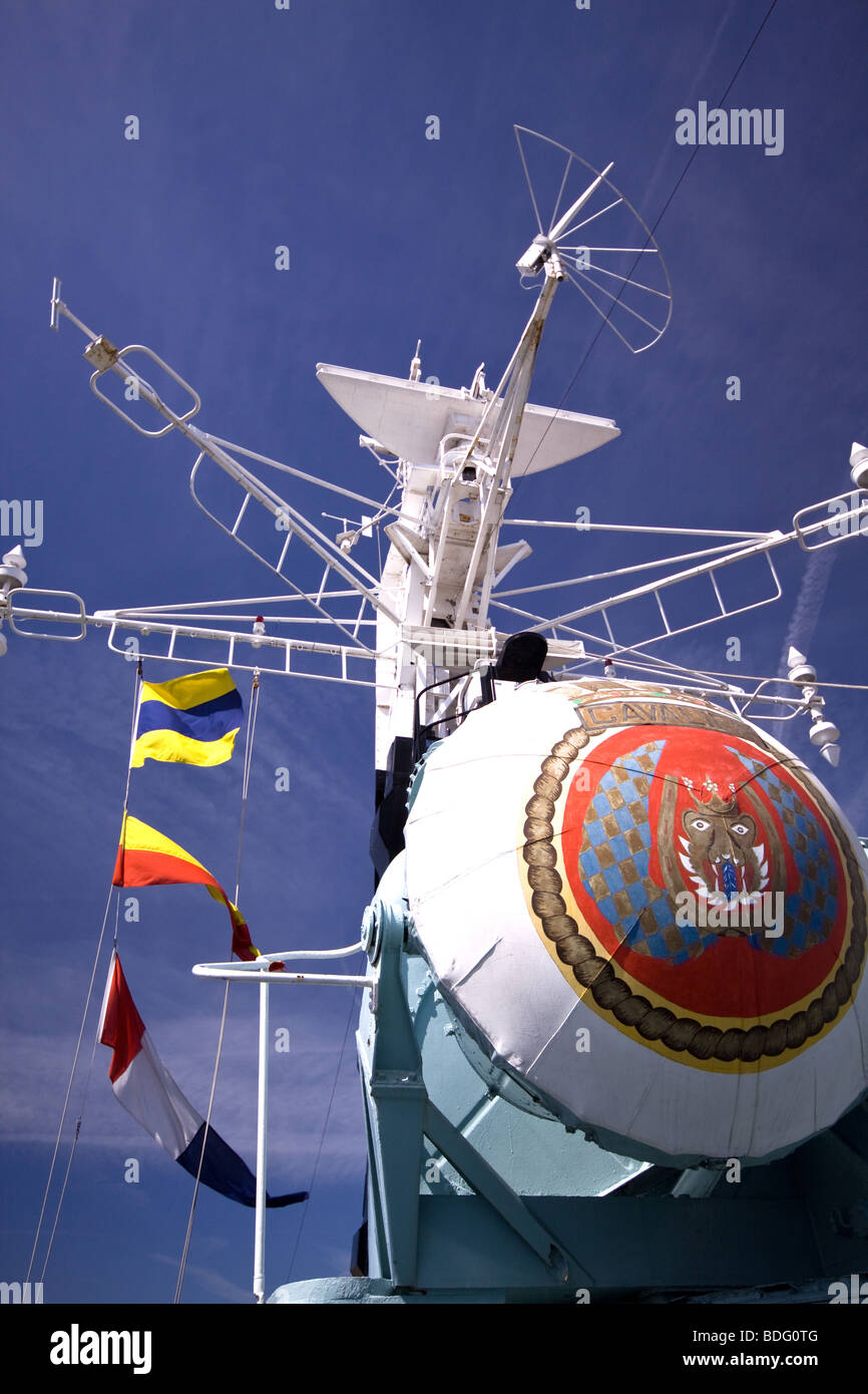 HMS Cavalier Chatham Historic Dockyard Kent Stock Photo - Alamy