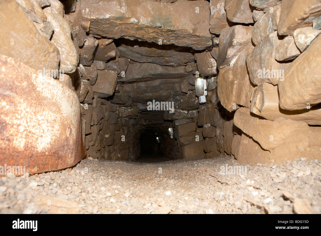 entranceway down into finnis souterrain known locally as binders cove ...