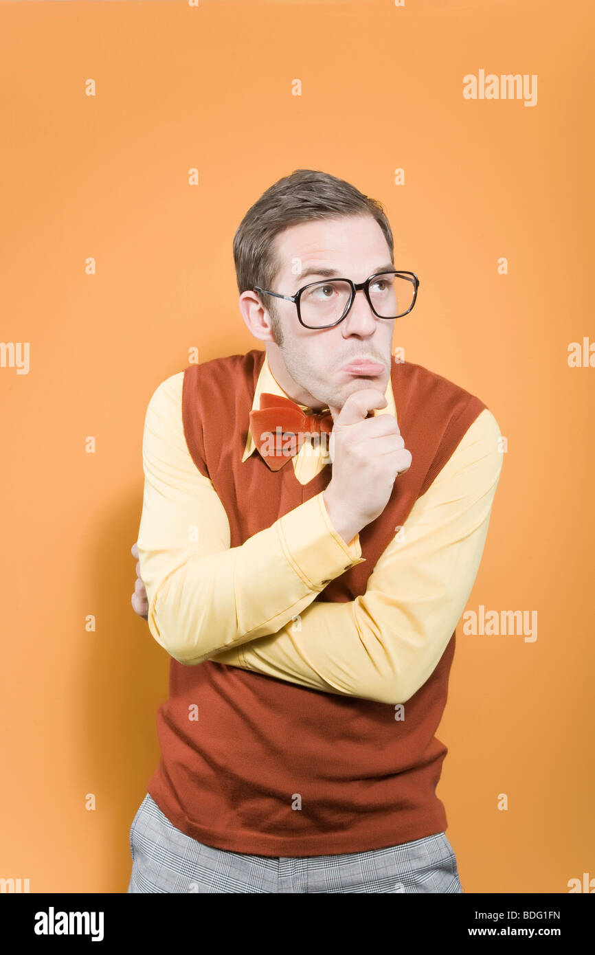 Male face looking left hi-res stock photography and images - Alamy