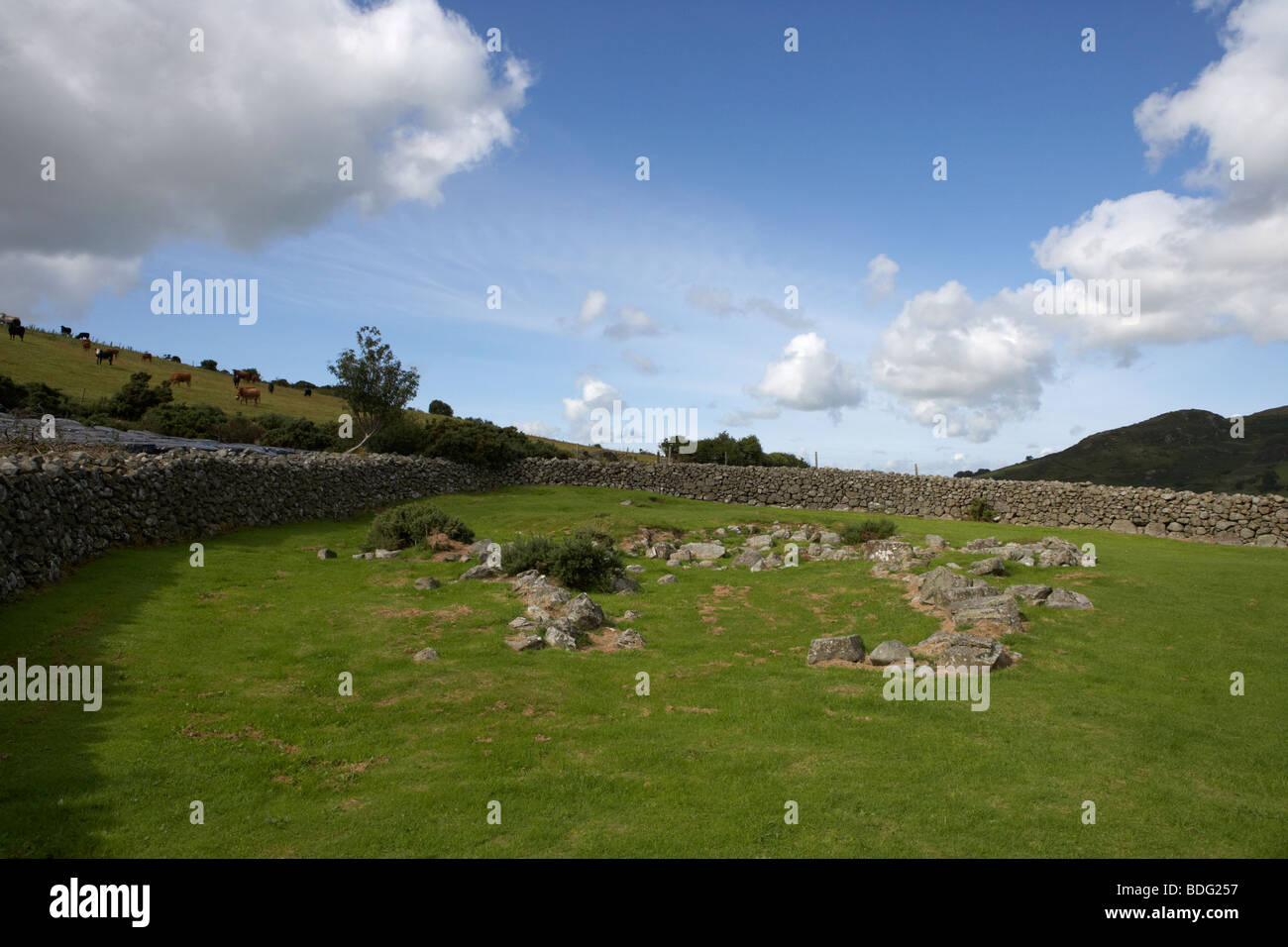 Drumena Cashel stone fort ancient irish defensive works built with ...