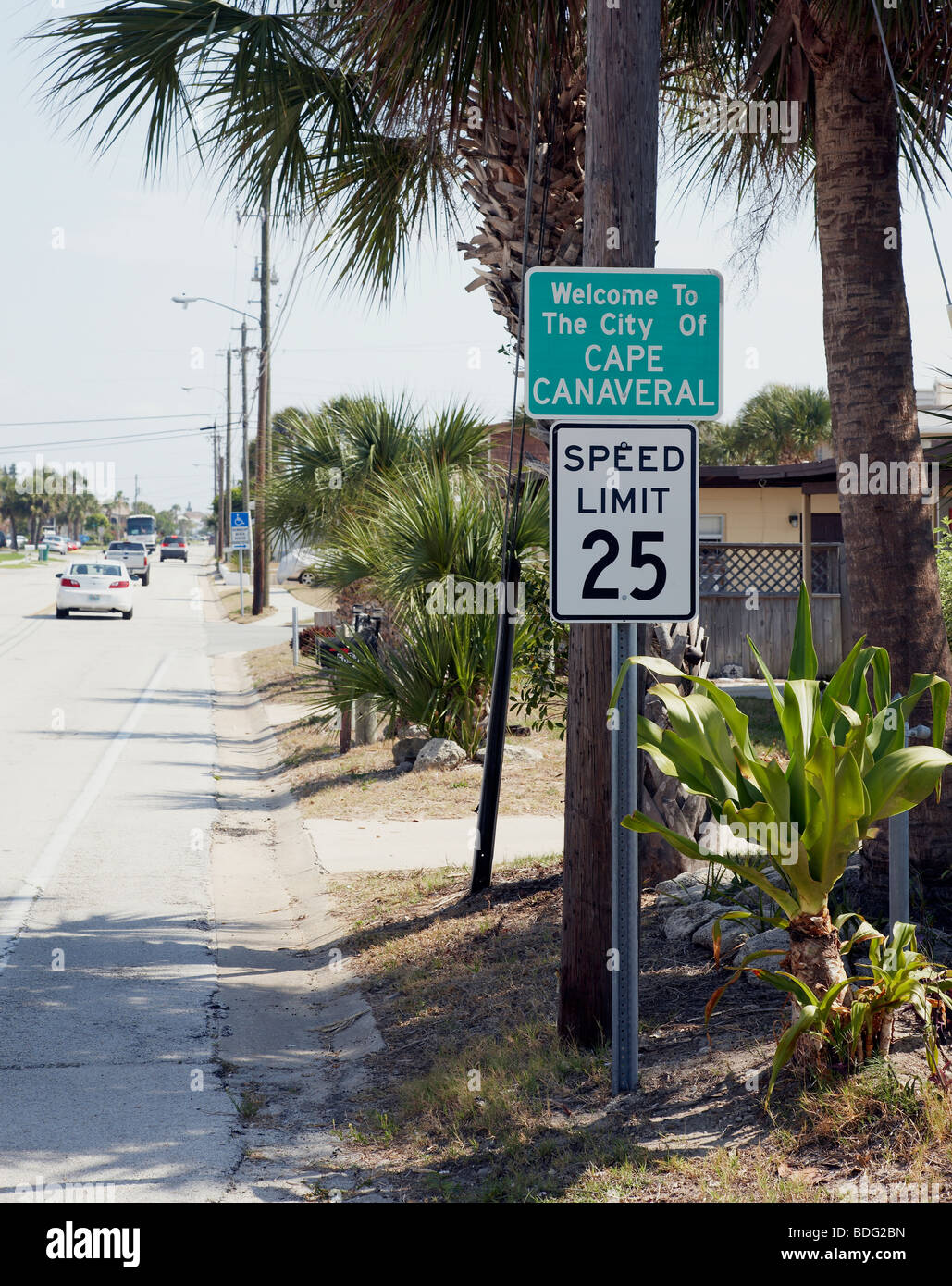 road sign in florida Stock Photo - Alamy