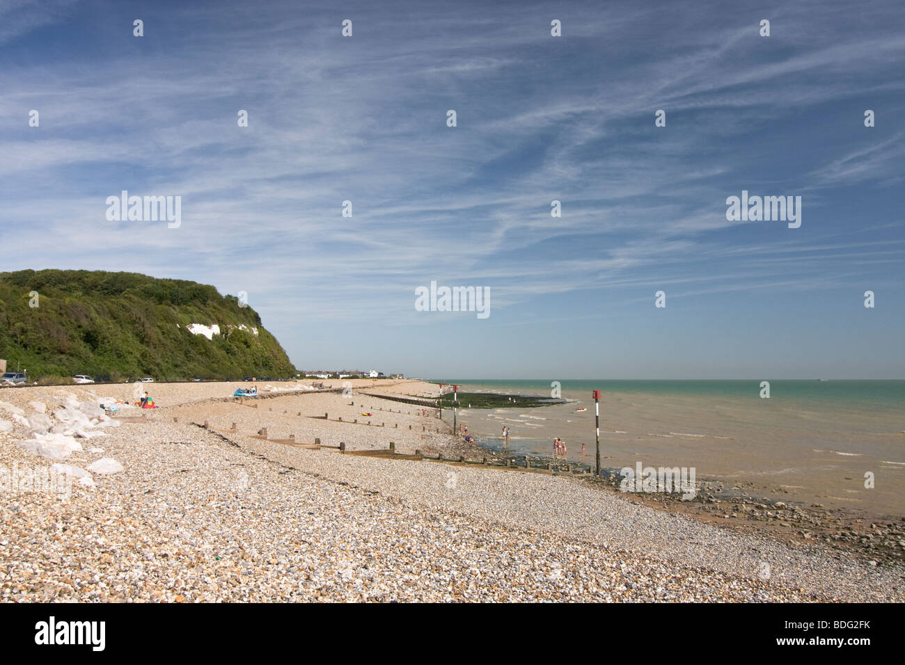 Kingsdown Beach nr Deal Kent Stock Photo - Alamy