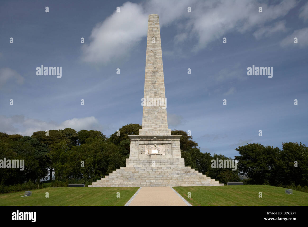 the major general Ross Monument in Rostrevor county down northern ...