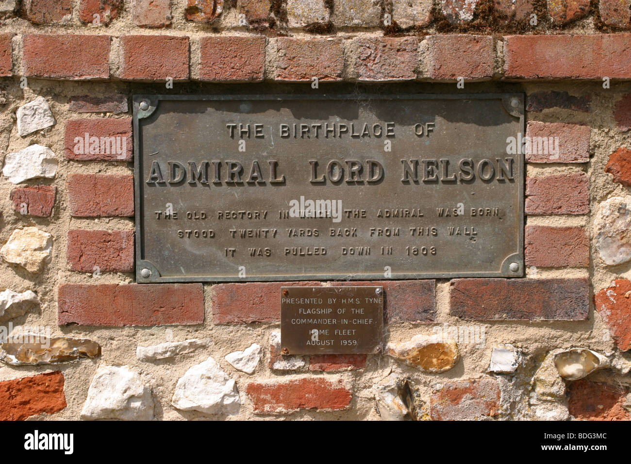 Birthplace horatio nelson burnham norfolk hi-res stock photography and ...