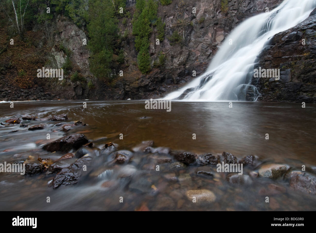 Caribou Falls on the Caribou River, Minnesota, USA Stock Photo - Alamy
