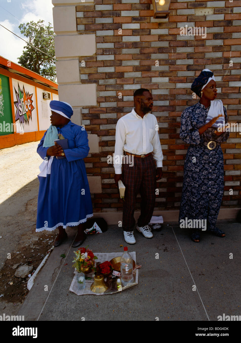 Scarborough Tobago Shouter Baptist Singing In Street Obeahism Is Often ...