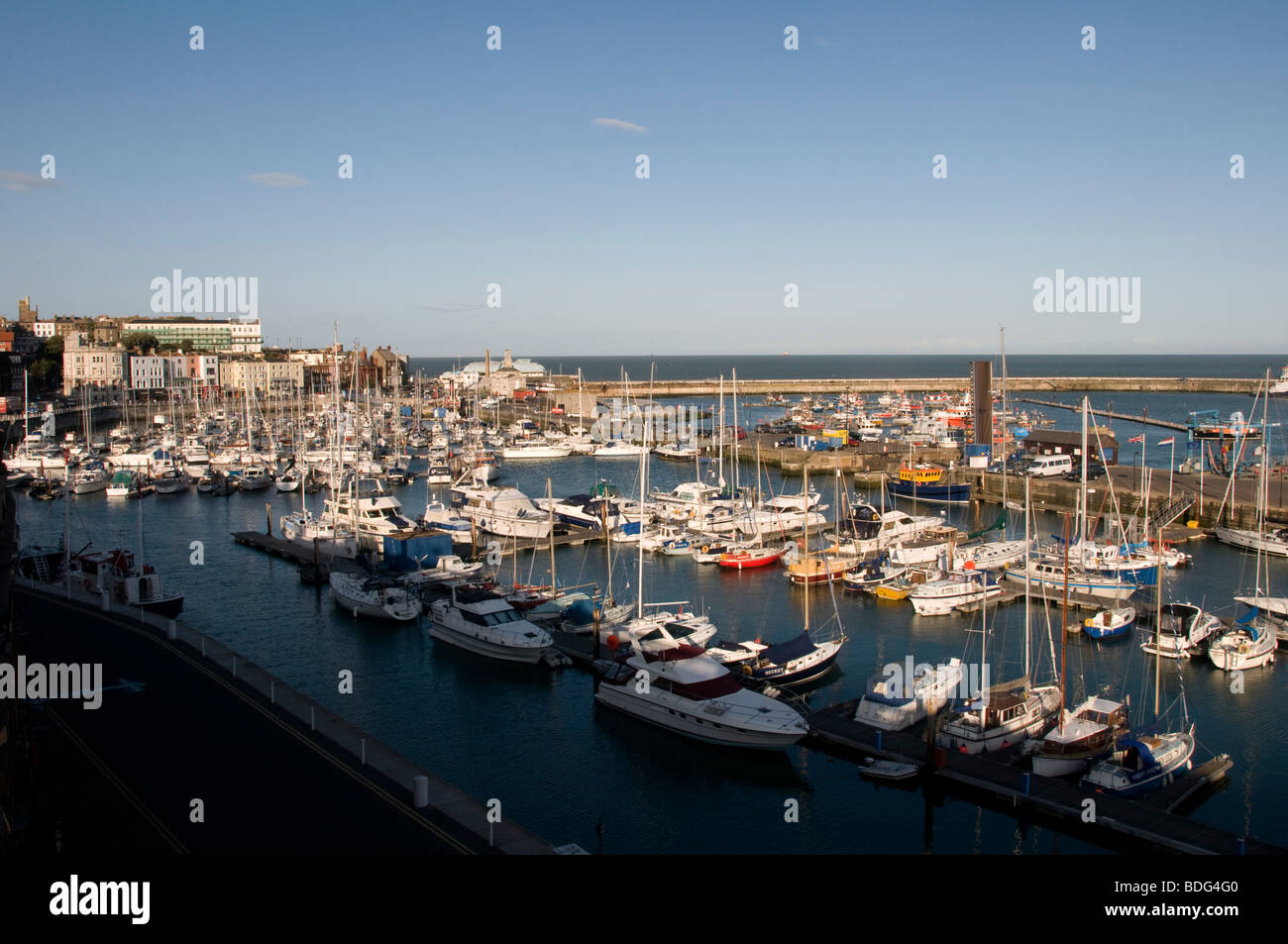 ramsgate marina and harbour isle of thanet kent england uk Stock Photo ...