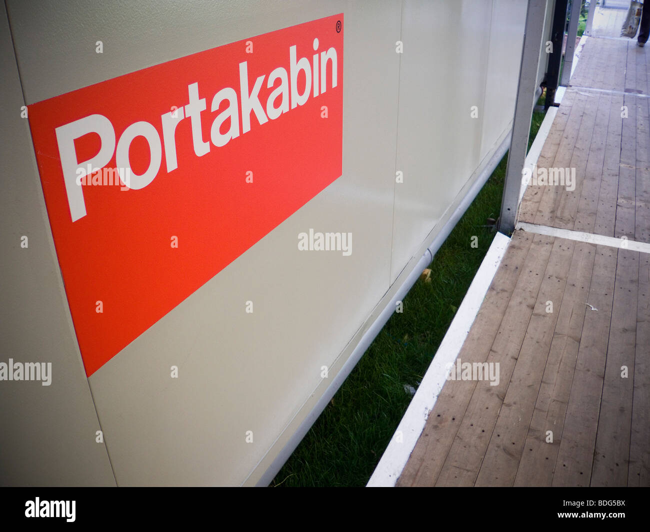 temporary building. brand/logo/trademark Stock Photo - Alamy