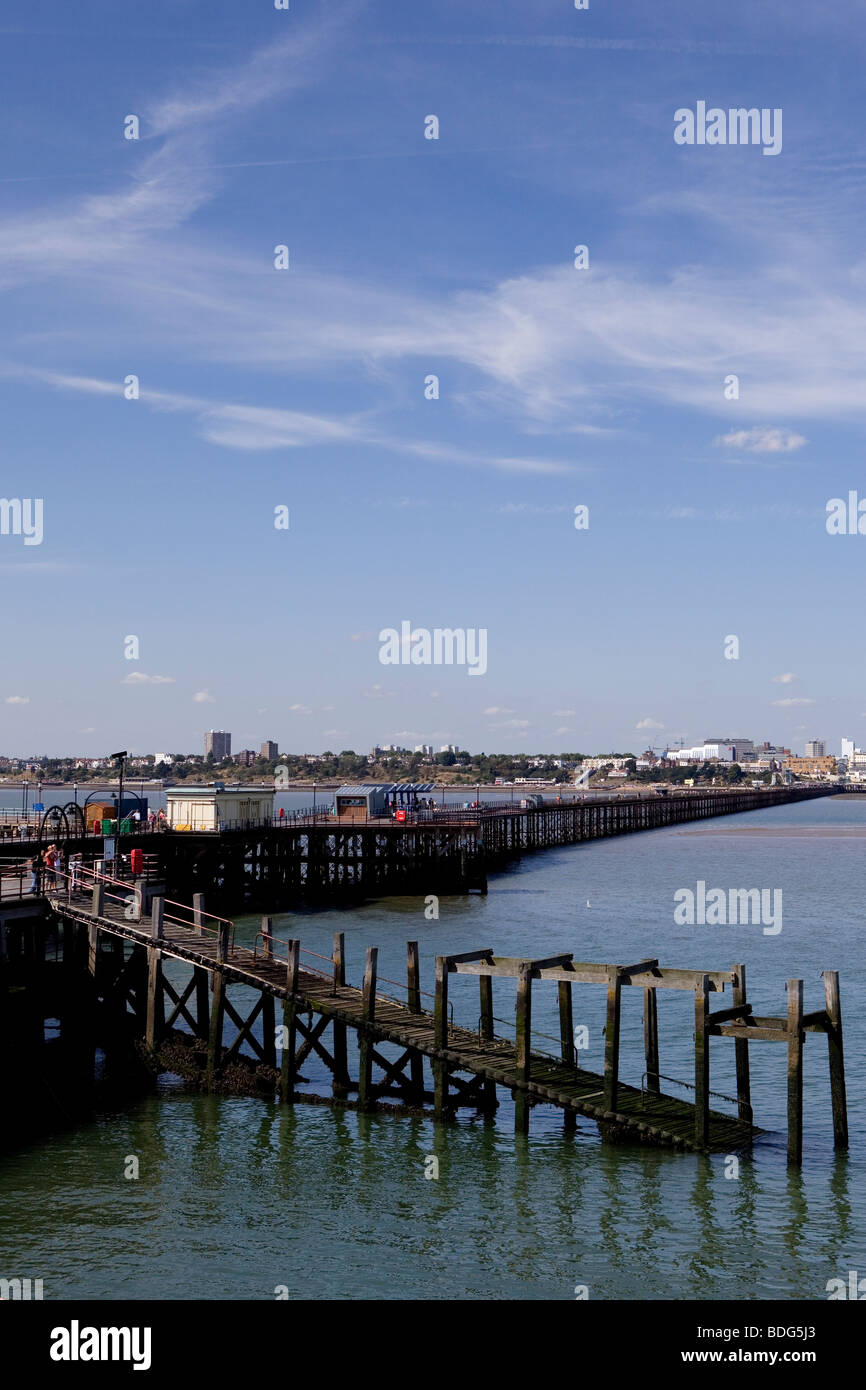 Southend on Sea pleasure pier Stock Photo - Alamy