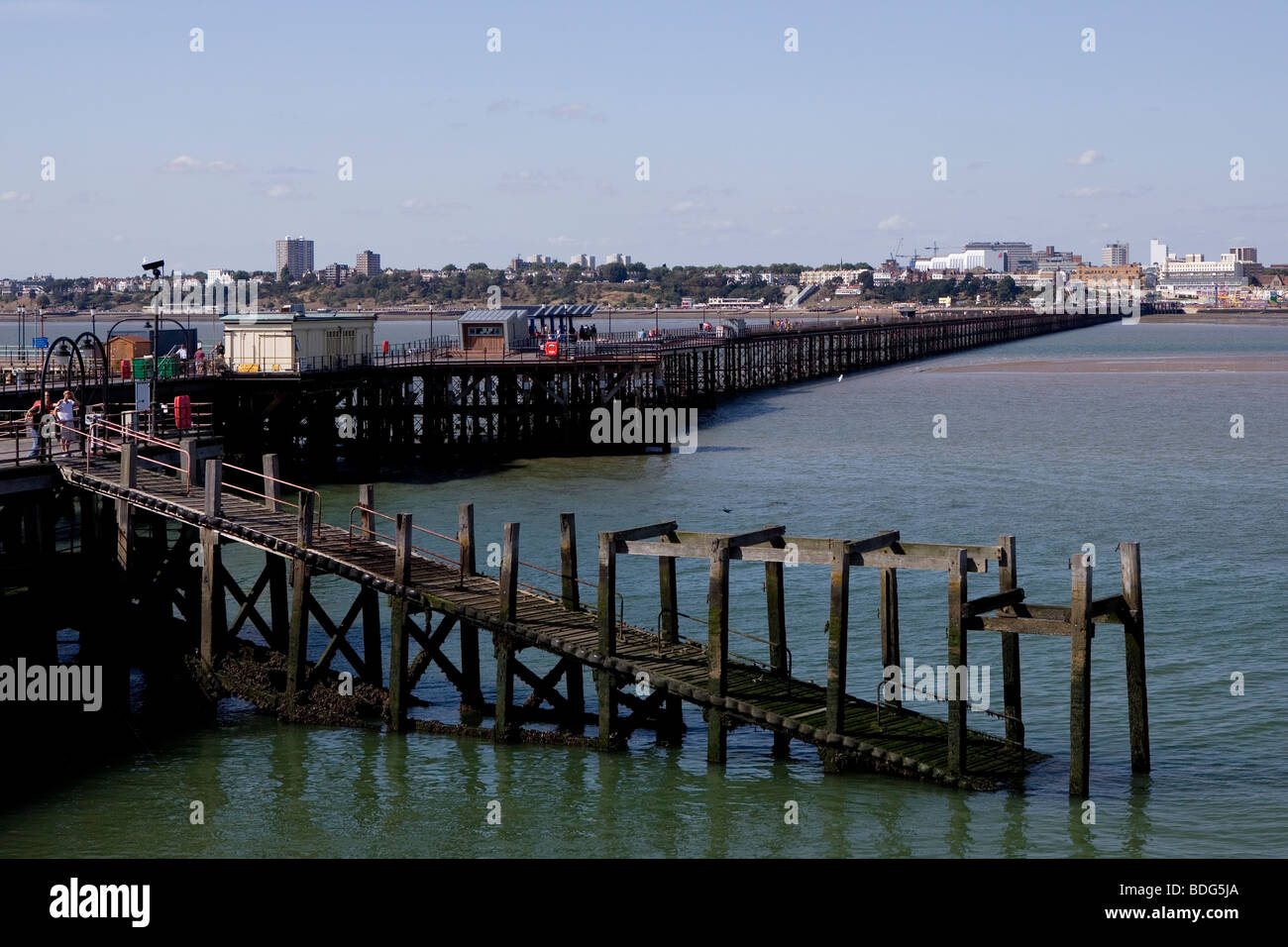 Southend on Sea pleasure pier Stock Photo - Alamy