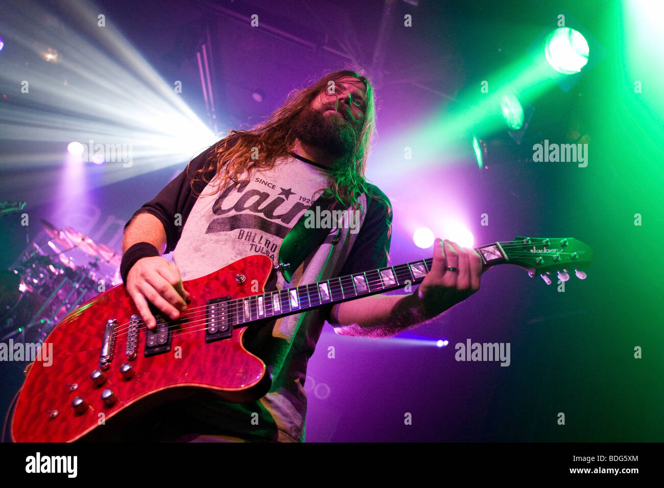 Mark Morton, guitarist of the U.S. metal band Lamb of God, live in ...