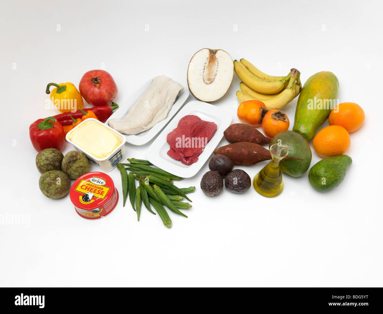 Fruit Vegetables Meat Fish High Resolution Stock Photography and Images ...